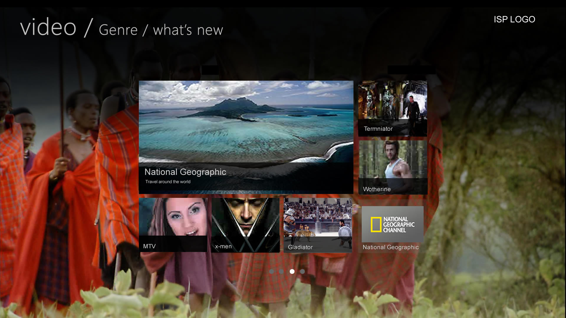 MatrixStream Set Top Box GUI - MatrixStream Technologies, Inc.